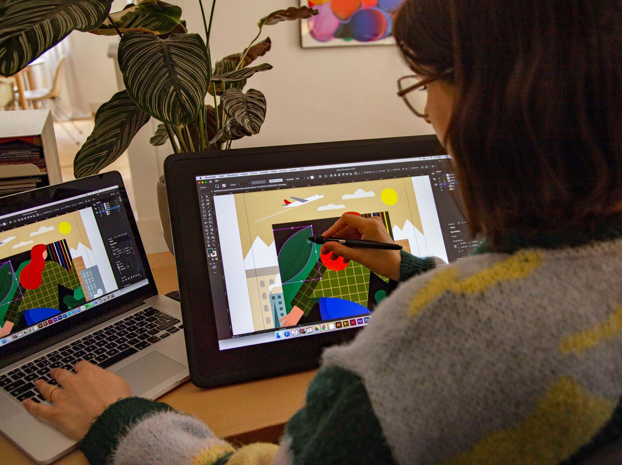 Kunst in Zurich mit Illustratorin Elena Knecht | Locke